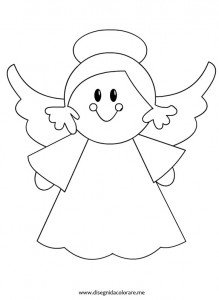 Angelo: disegno da colorare - Disegni da colorare