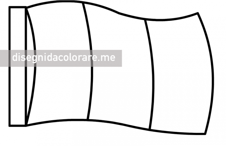 Bandiera Italiana da colorare - Disegni da colorare