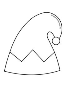 Cappello elfo - Disegni da colorare