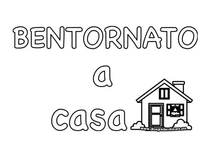 Bentornato a casa - Disegni da colorare