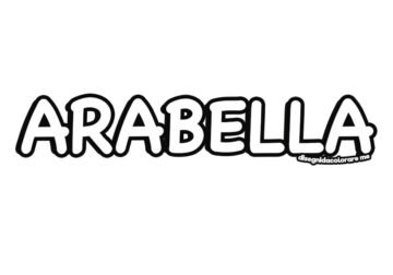 Arabella - Disegni da colorare