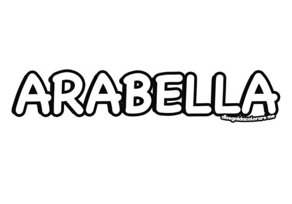 Arabella - Disegni da colorare