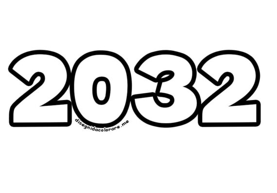 Numero 2032 - Disegni da colorare