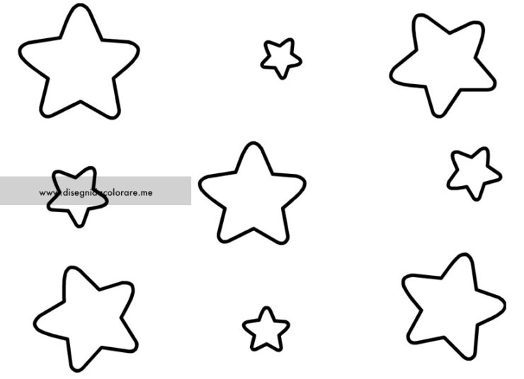 Stelle - Disegni da colorare