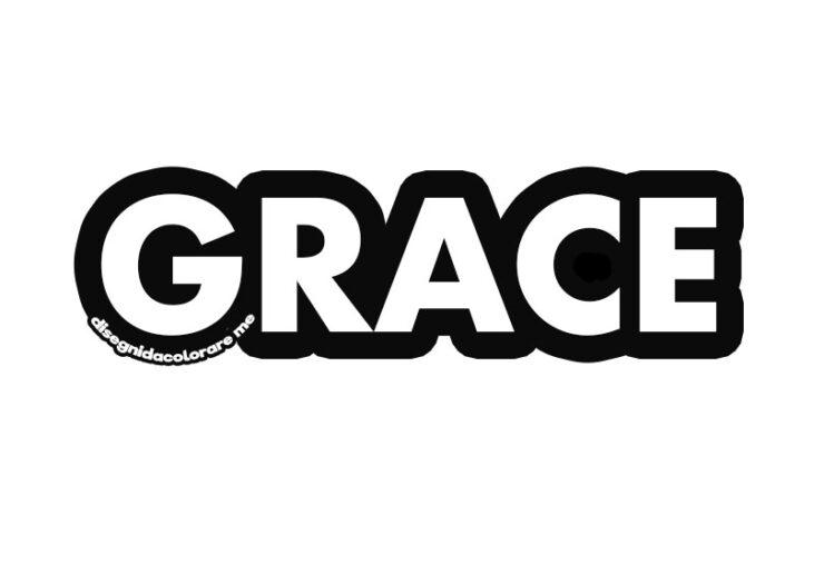 Grace nome - Disegni da colorare