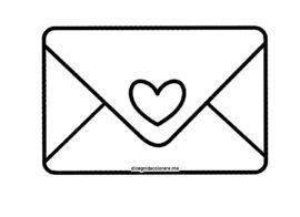 Busta da lettere - Disegni da colorare