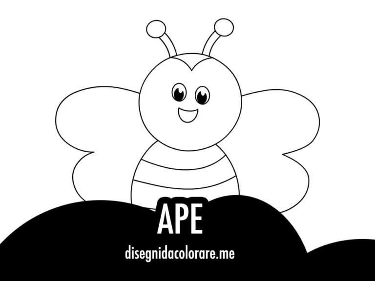 Ape insetto - Disegni da colorare