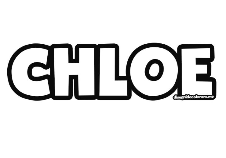 Chloe - Disegni da colorare