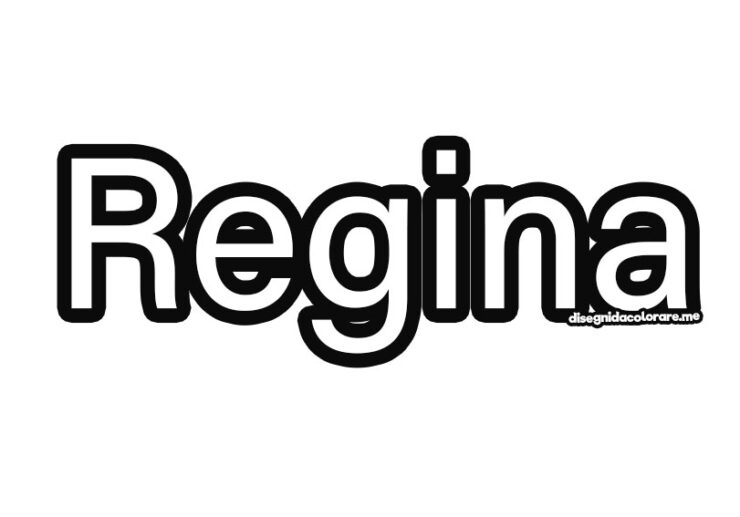 Regina - Disegni da colorare