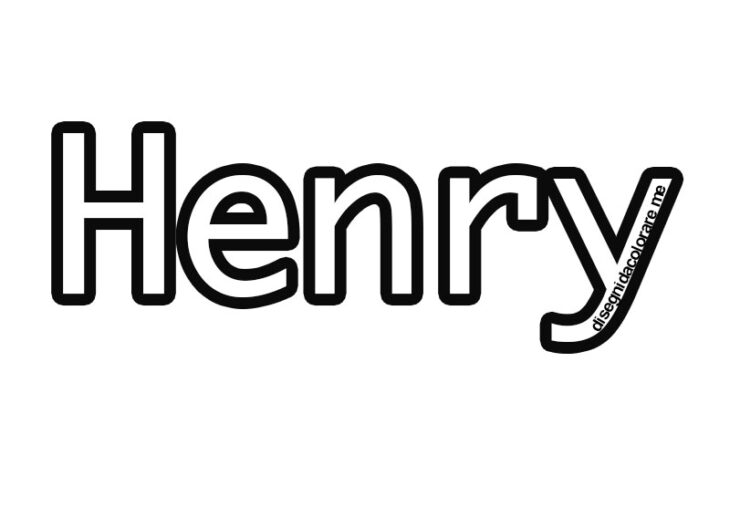 Henry - Disegni da colorare
