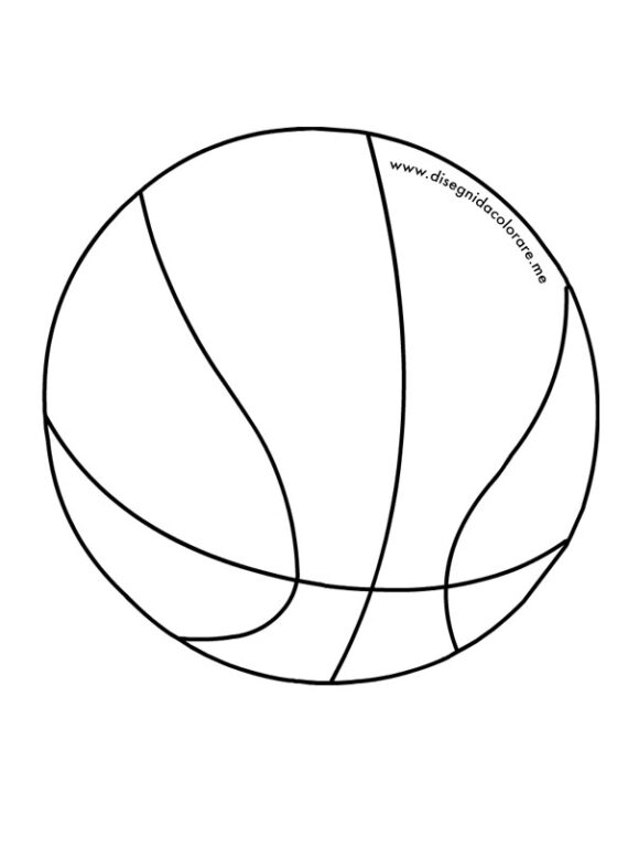 Pallone da basket - Disegni da colorare
