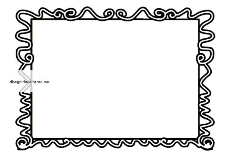 Cornice - Disegni da colorare