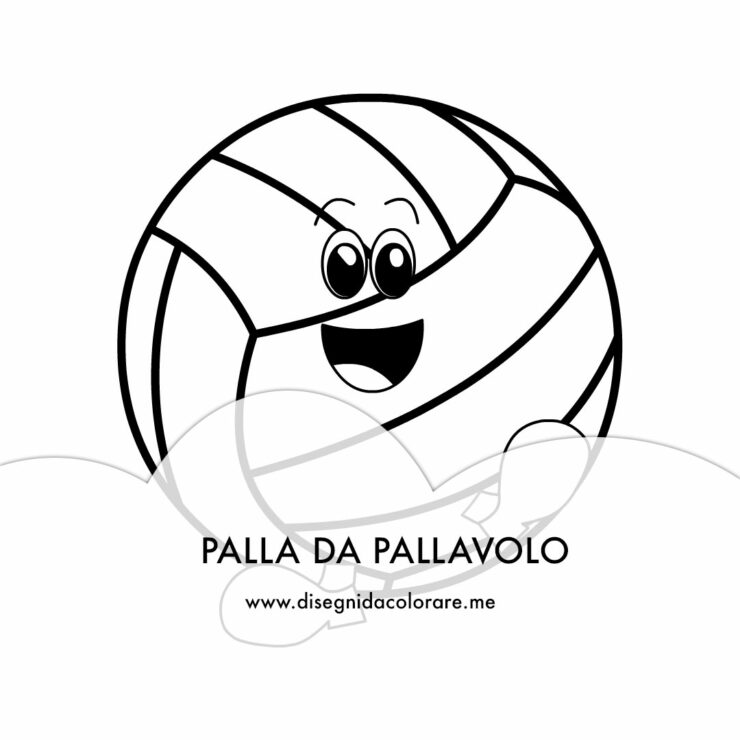 Palla da pallavolo - Disegni da colorare
