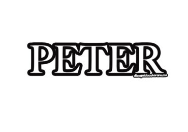 Peter - Disegni da colorare