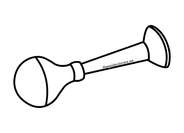 Trombetta da clown - Disegni da colorare